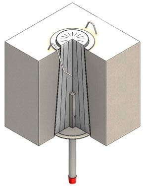 OptiClean Purge Plug - Vesuvius